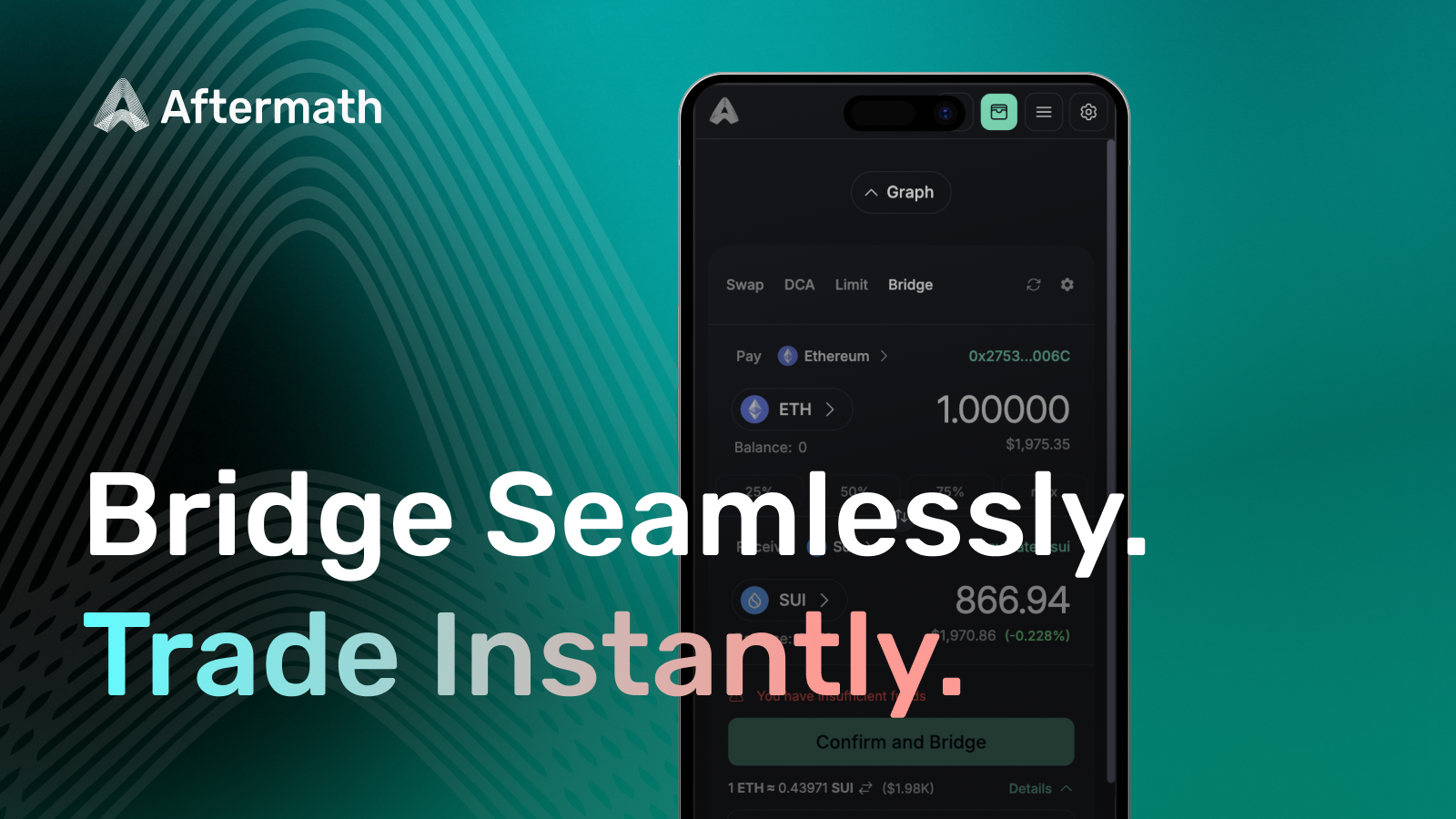 Aftermath Finance | Seamlessly Bridge Your Crypto to Sui Blockchain
